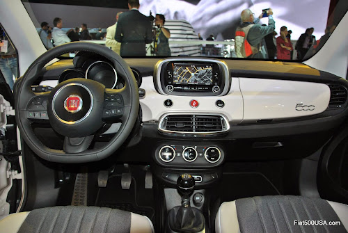 Fiat 500 USA: Fiat 500X at Paris Motor Show